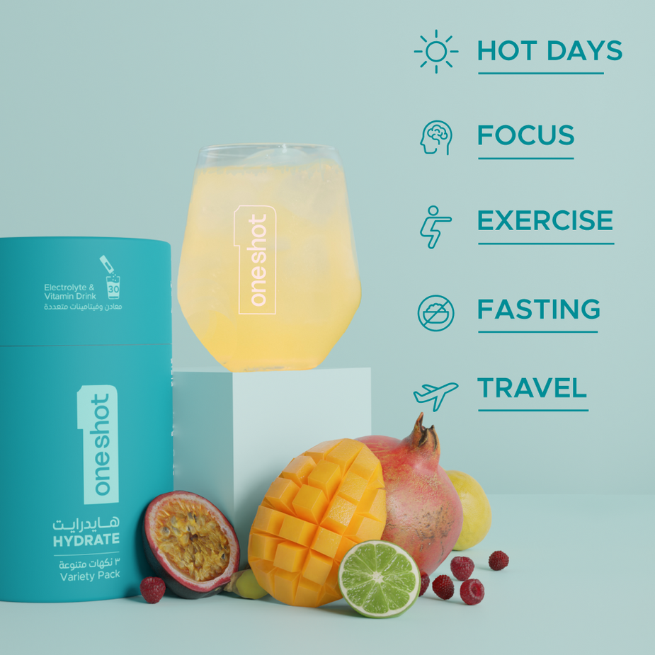 Variety Pack (30 sticks) | oneshot hydrate | Electrolytes & Vitamins